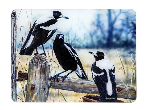 Magpie Glass Surface Protector and Cutting Board – The Blue Bowerbird