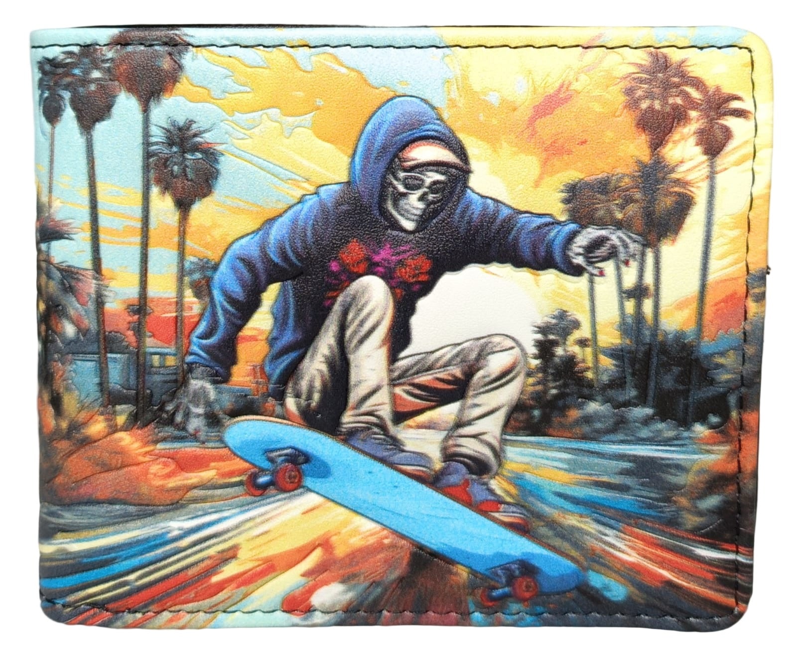 Skateboard Mens Wallet – The Blue Bowerbird